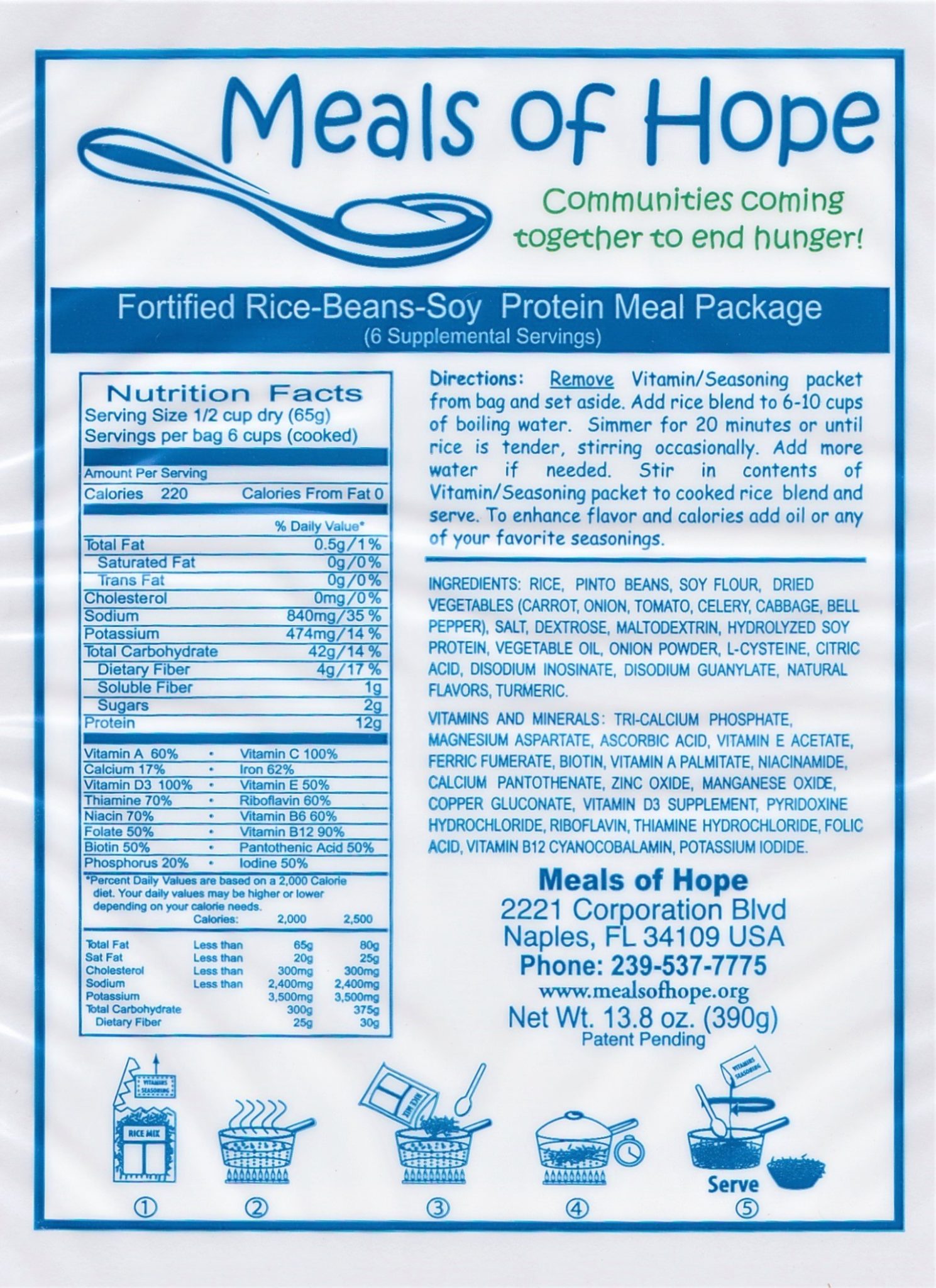 Meal Packing - Meals of Hope